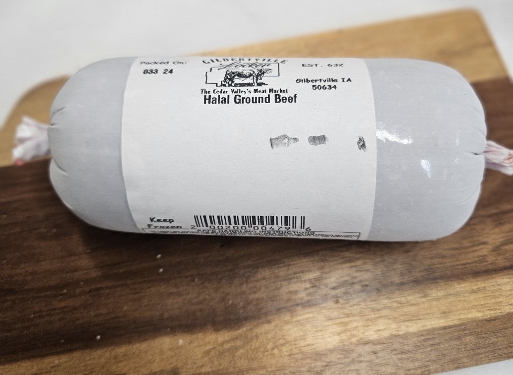 Ground Beef Halal (1# packs) | Gilbertville Meat Locker